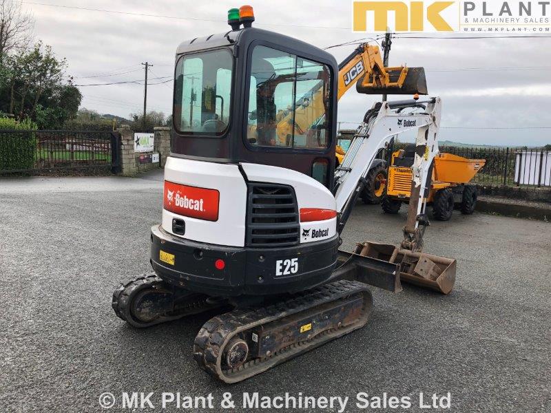 '15 Bobcat E25 Mini Excavator - MK Plant